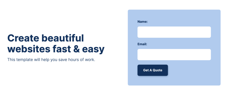 Carrd template – E-Commerce – UI Kit